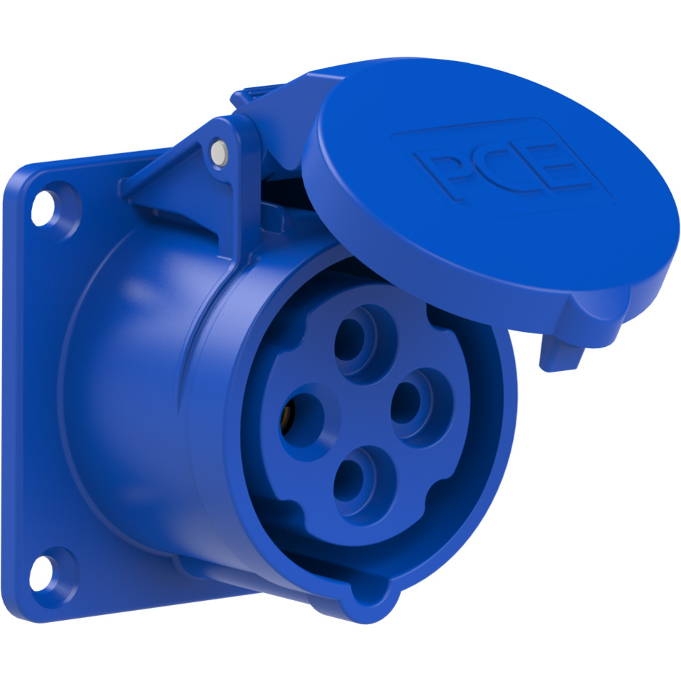 Stikkontakt Innfelt Rett 16A 3Pol+Jord 230V 9H IP44 | Elektroimportøren AS