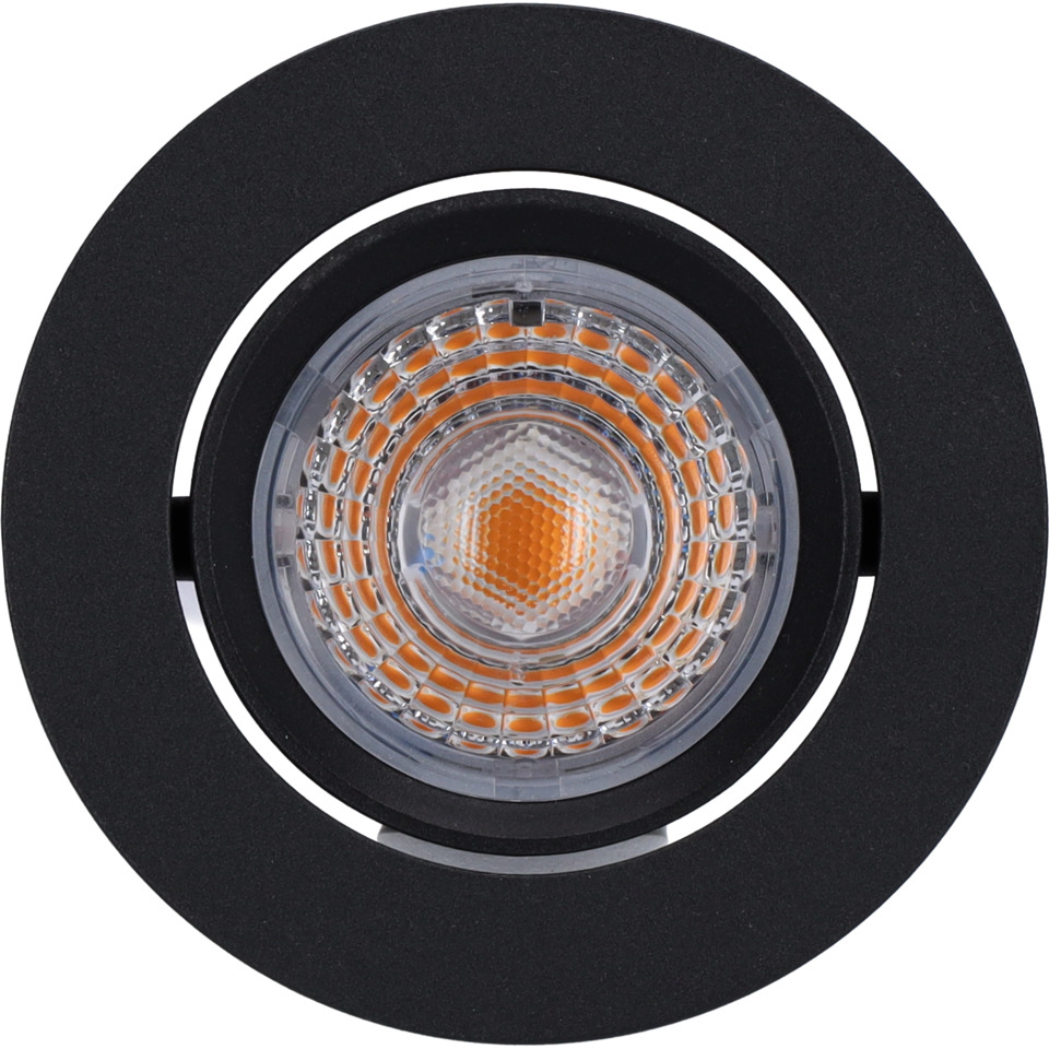 Namron Downlightpakke Alfa LED Matt Sort 6 pk | Namron