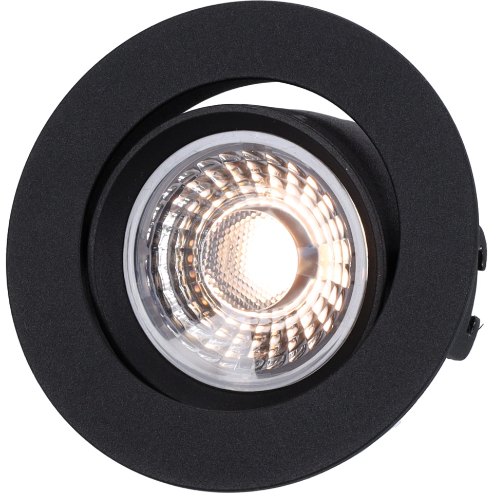 Namron Downlightpakke Alfa LED Matt Sort 6 pk | Namron