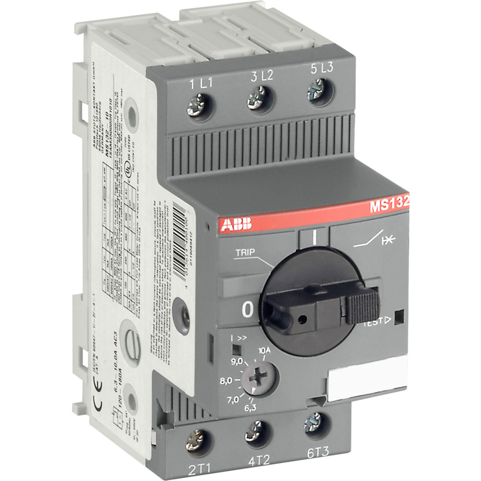 Motorvernbryter MS132-6.30, 4,00 - 6,30A ABB | Elektroimportøren AS