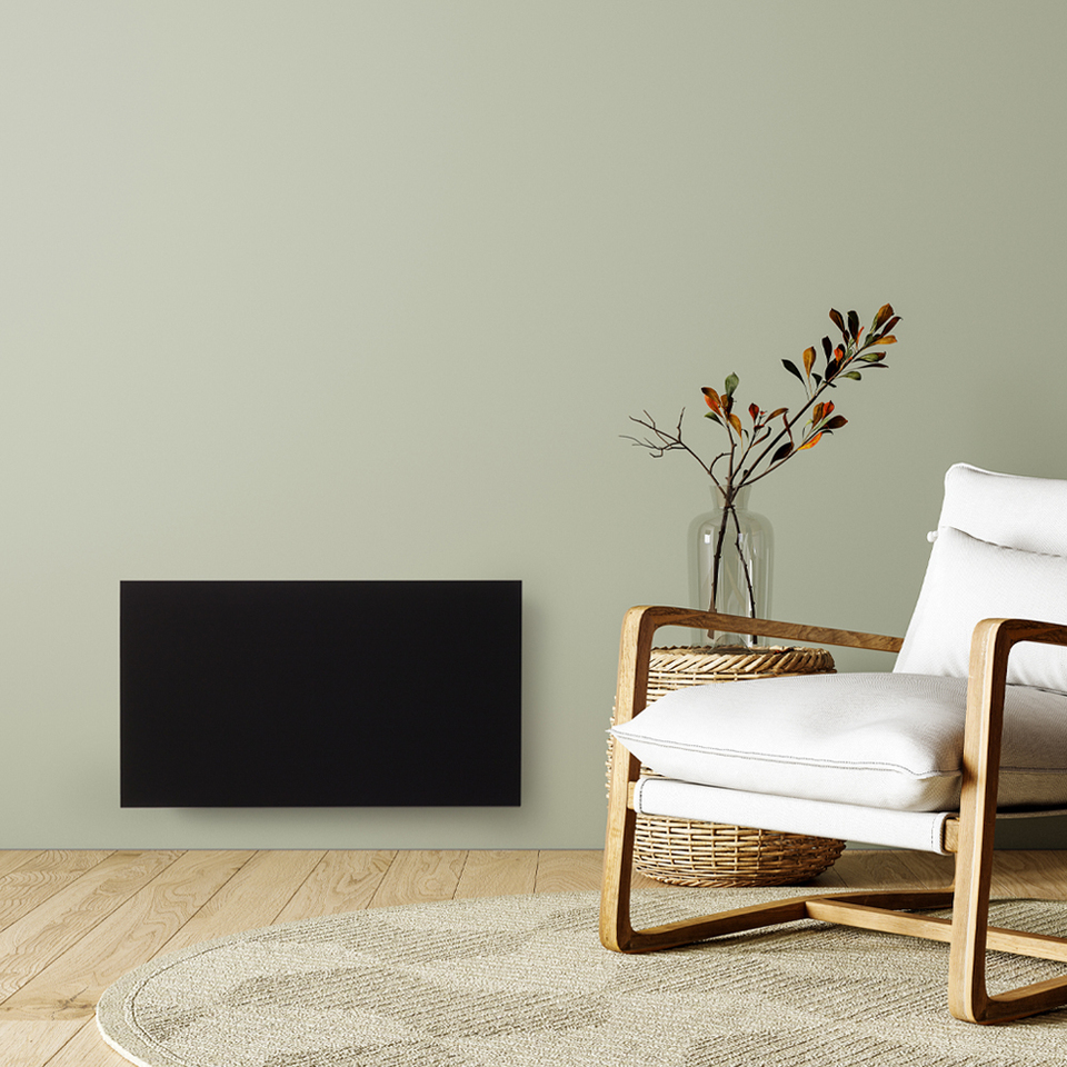 Namron Panelovn ZigBee 600W matt sort | Namron